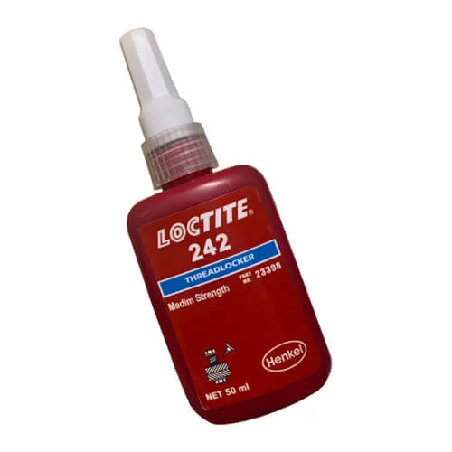 Loctite 242 Threadlocker Adhesive 50ml Pack - SRM Trading Corporation