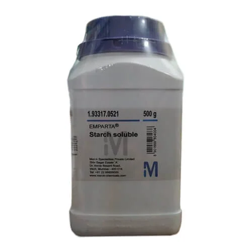 Starch Soluble, Starch Powder, 500 gm Merck India - SRM Trading Corporation