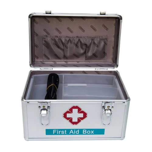 First Aid Box with Security Lock – Aluminum Made - SRM Trading Corporation